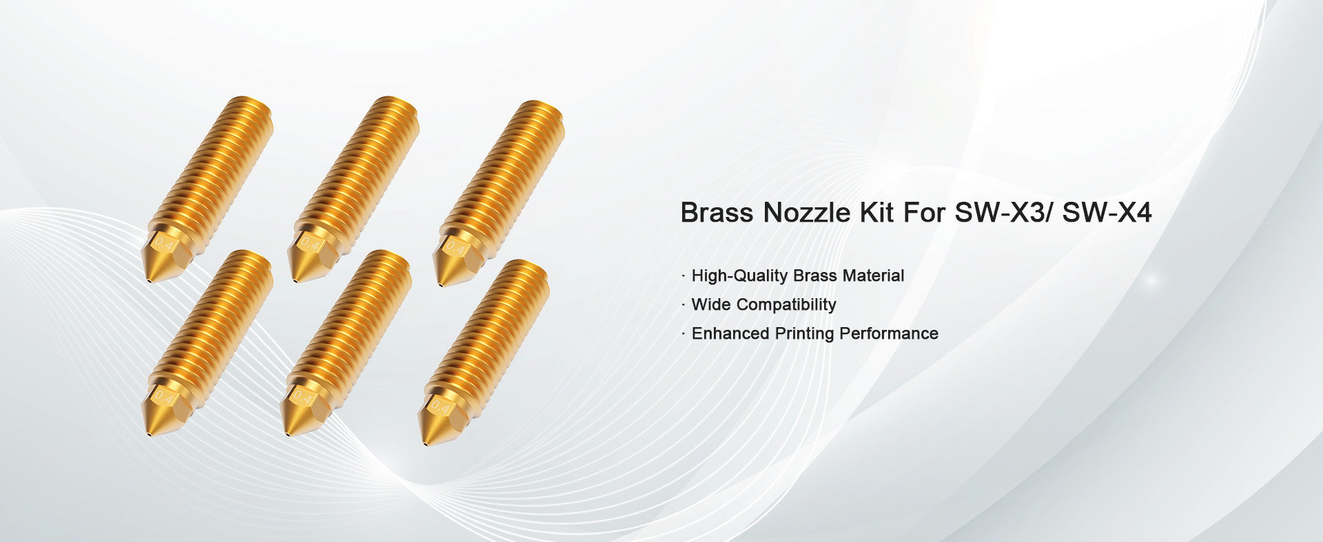 Artillery3d Brass Nozzle Kit For SW-X3/ SW-X4