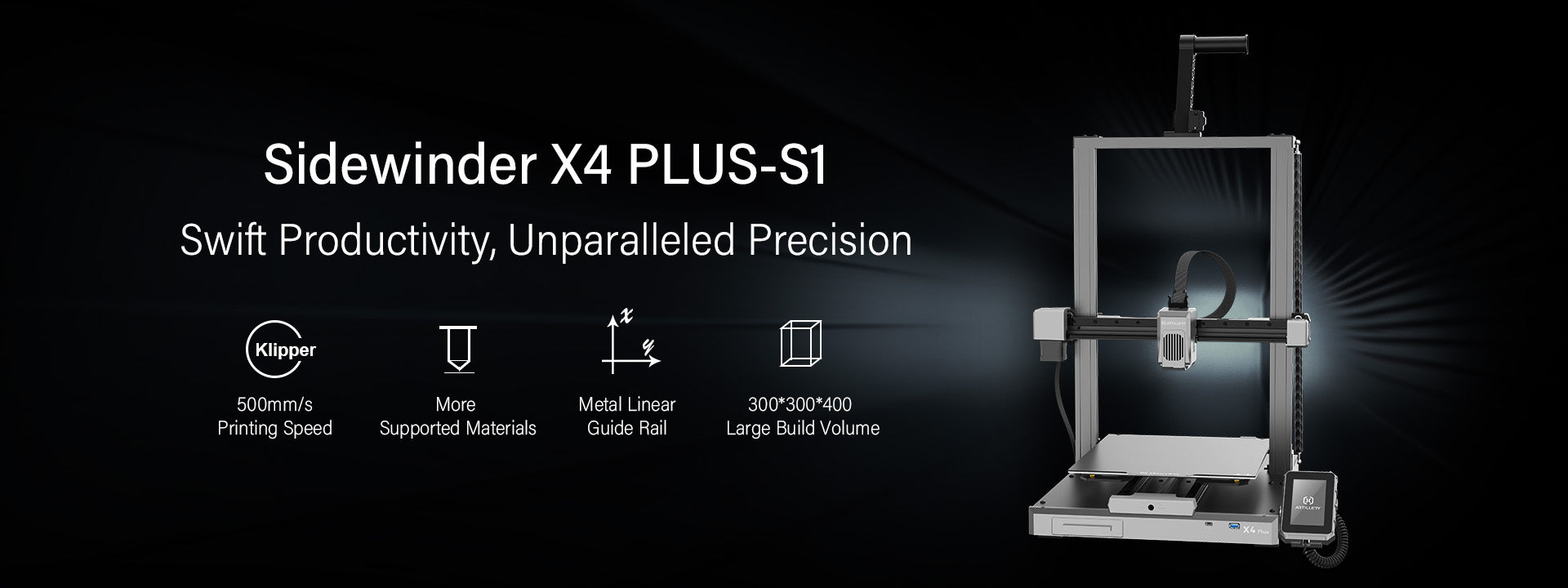 Artillery Sidewinder X4 PLUS S1 3D Printer – Artillery3d